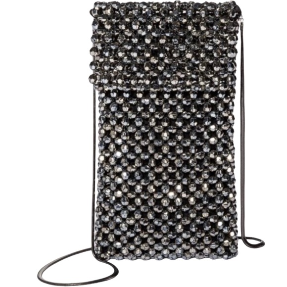 a new day | Bags | A New Day Silver Black Metal Crossbody Party Purse ...